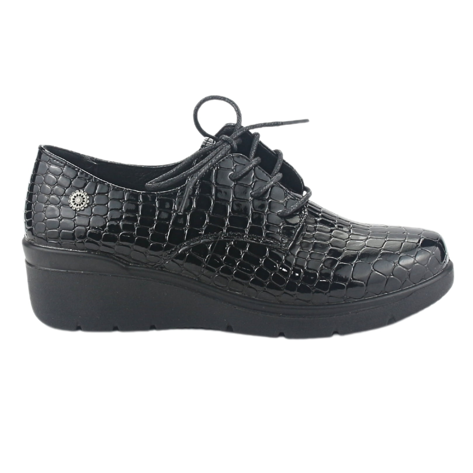 Zapato Chalada Mujer Mara-1 Negro Casual | Lider