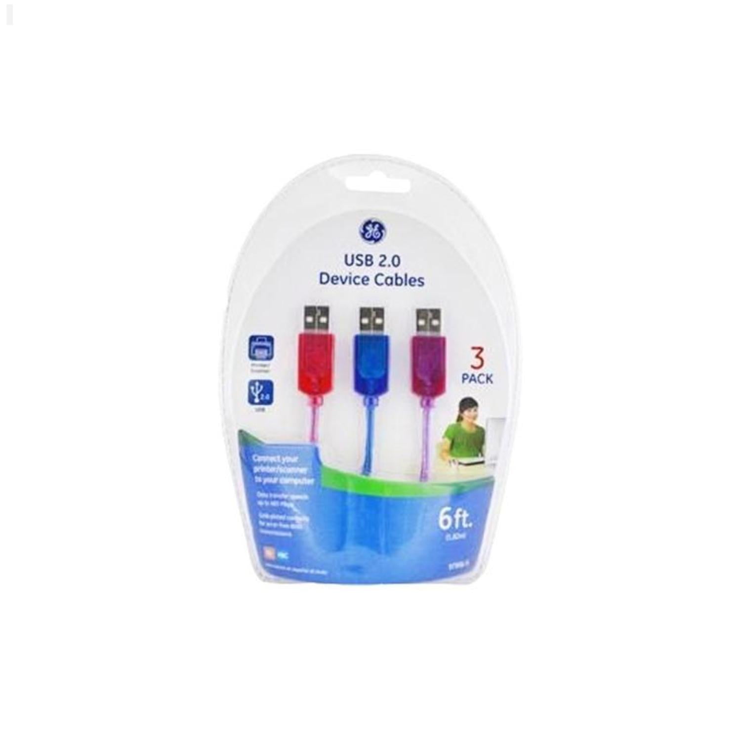 Pack De 3 Cables A-b Usb2.0 1,8m | Lider