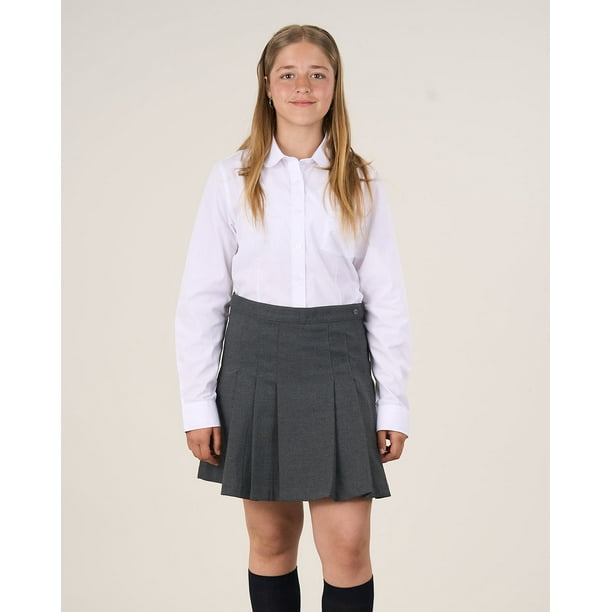 Falda Escolar Gris T.12 A 16 - | Lider