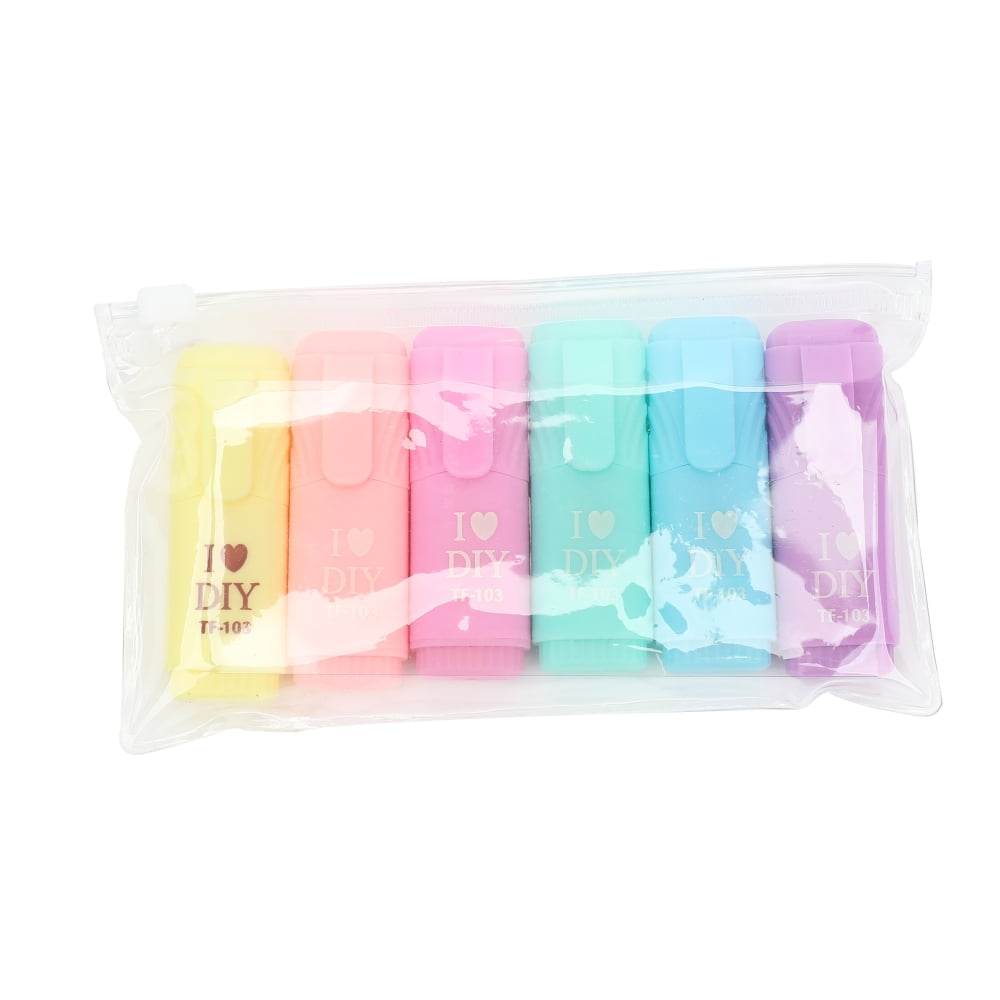 Set destacadores Colores Pastel (6U) | Lider