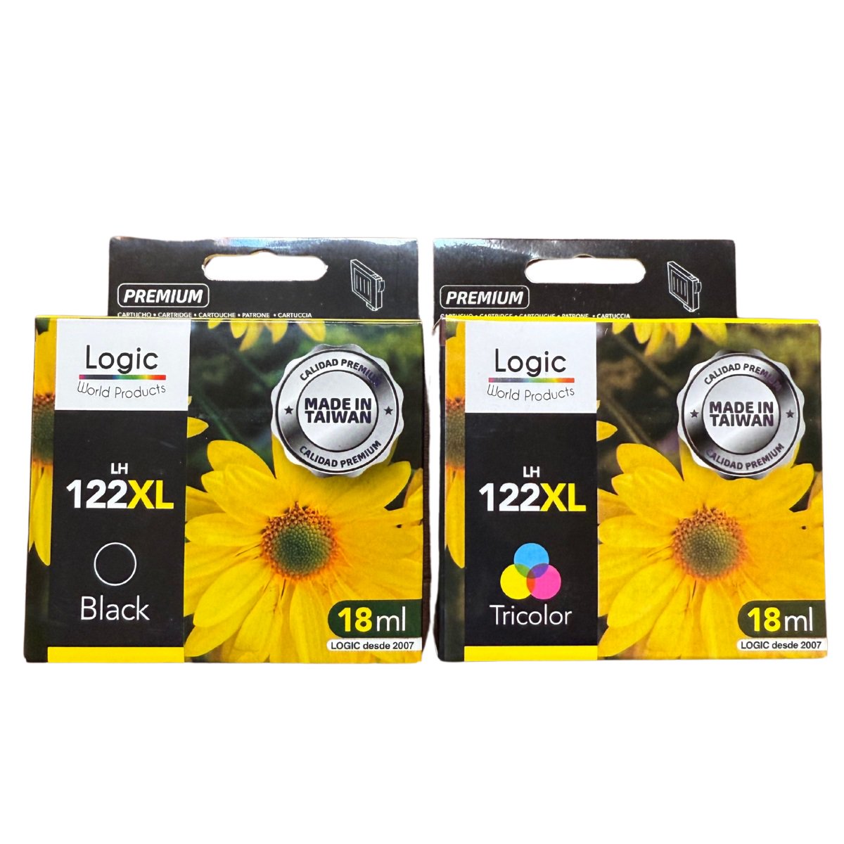 Pack Tintas Compatible para 122XL Negro/Tricolor | Lider