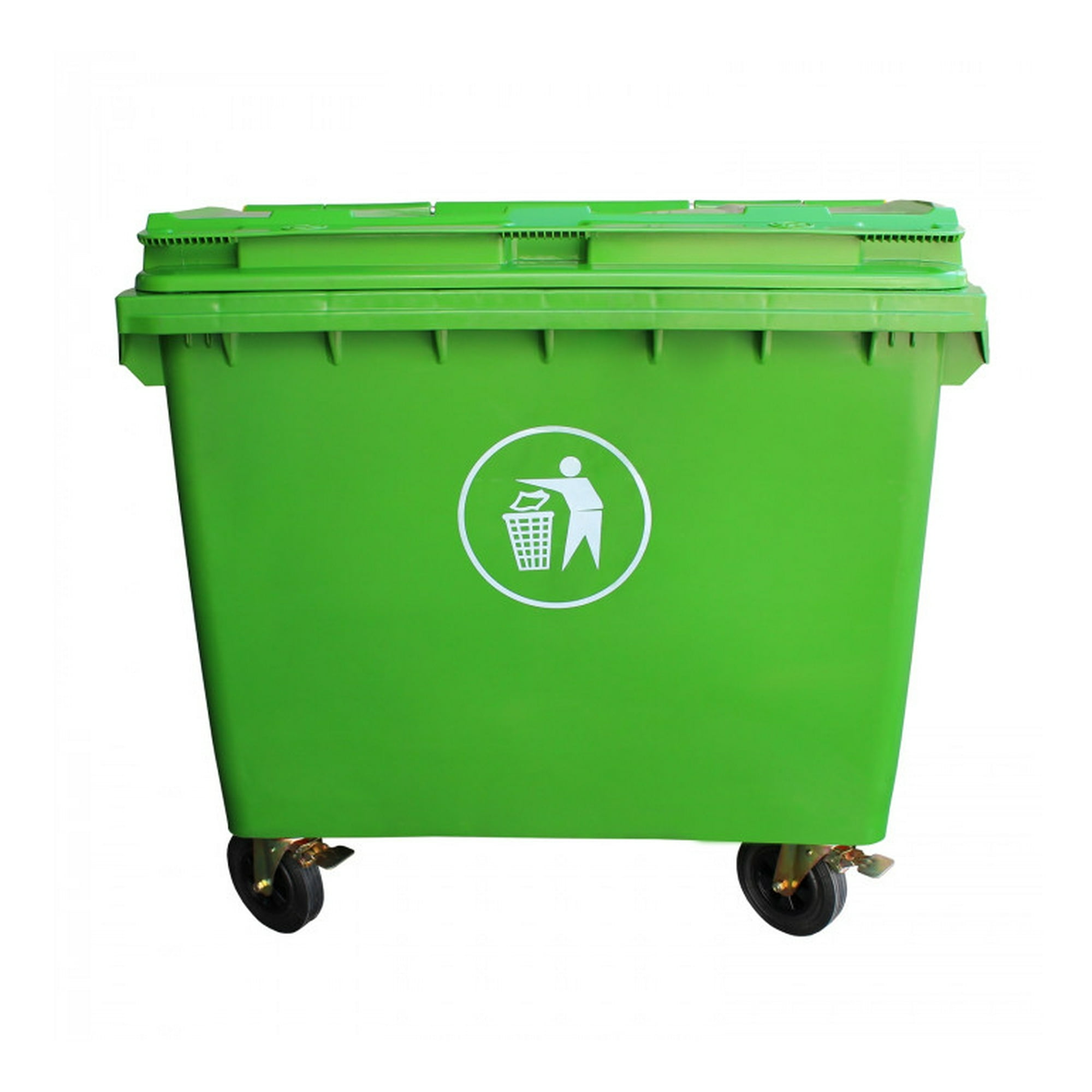 Contenedor Basura 1100 Litros Verde | Lider