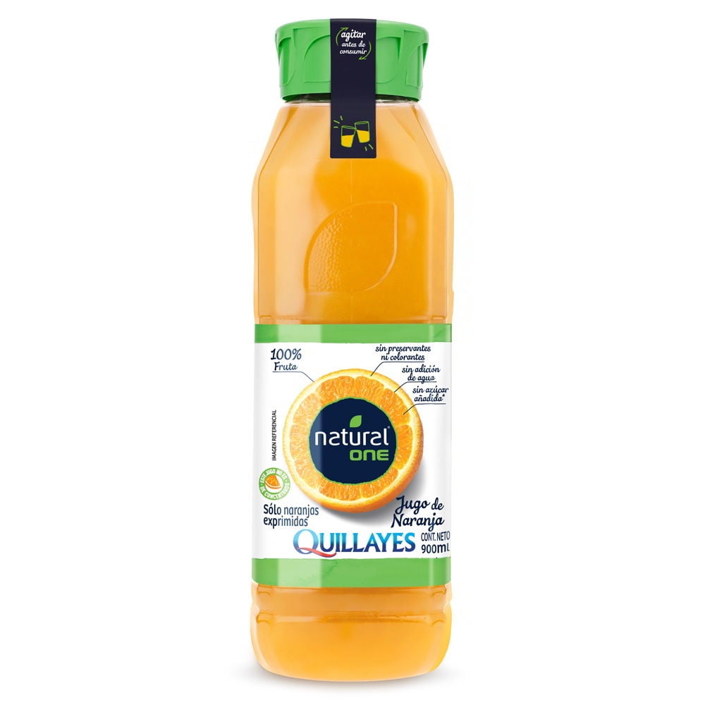 Jugo Naranja Natural One, 900 ml | Lider