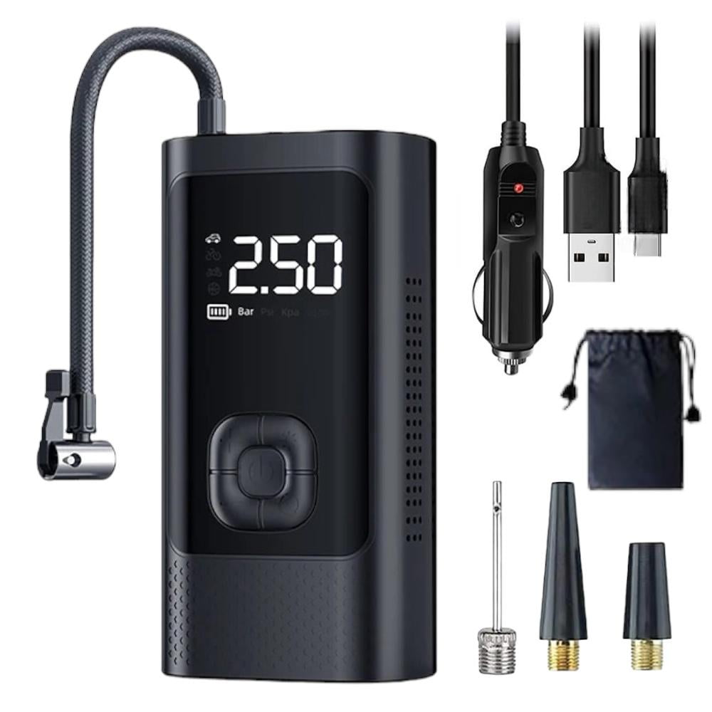 Compresor De Aire 12v Recargable Portátil 120w | Lider