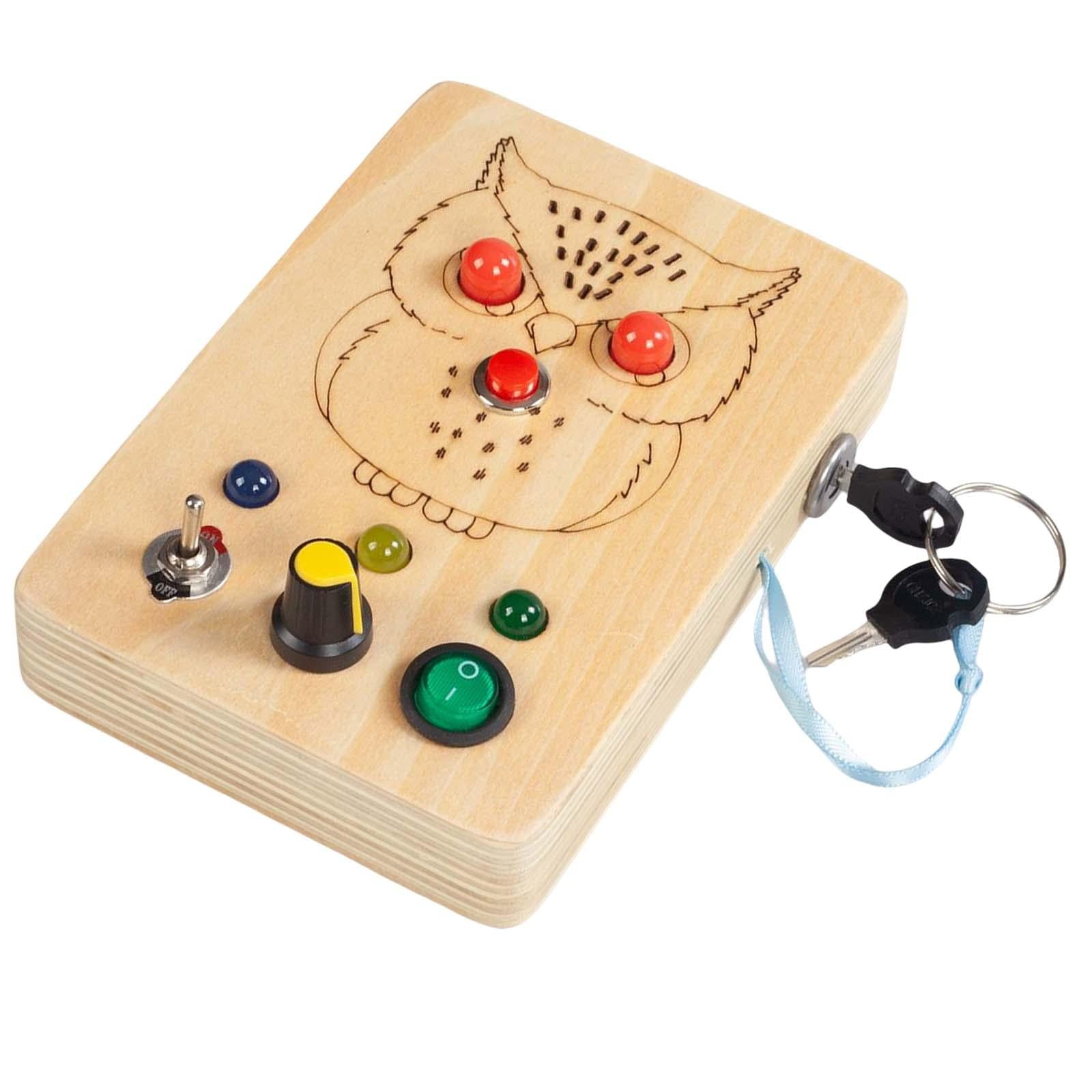 Juguetes Sensoriales Montessori Físicos Con Botones Para Enseñar ...