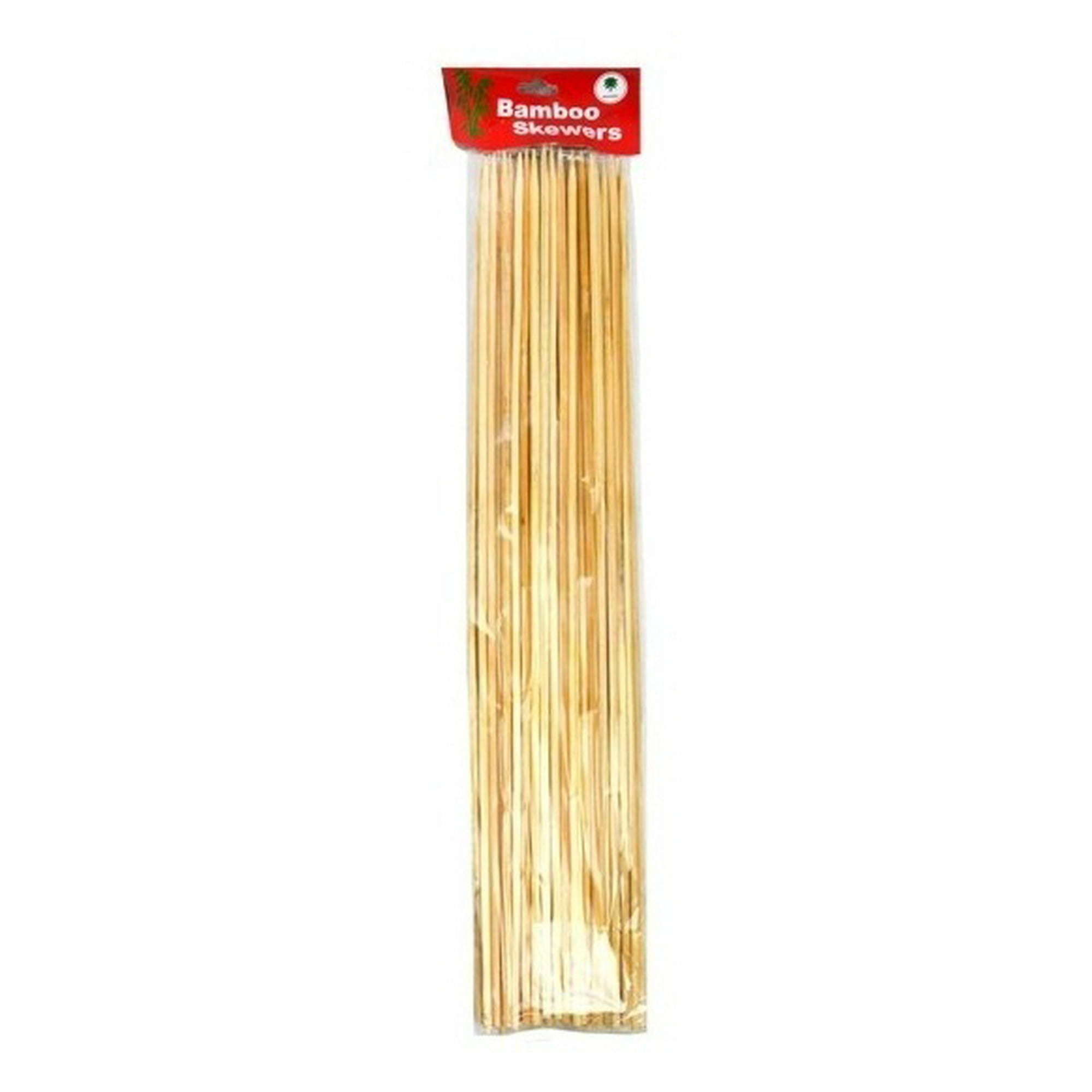 Pinchos Brochetas Madera 40 Cm Anticuchos Palos Bamboo | Lider