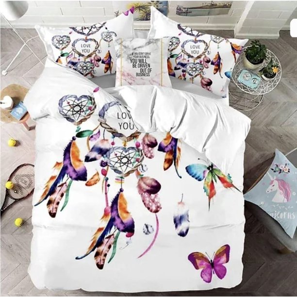 Cubrecama Quilt Verano 2 Plazas - Blanco Love You Y030 | Lider