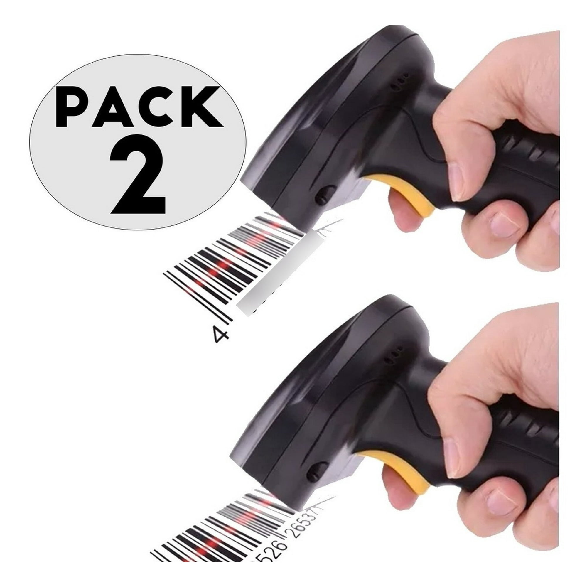 Pack 2 Lector Código De Barra Laser Usb | Lider