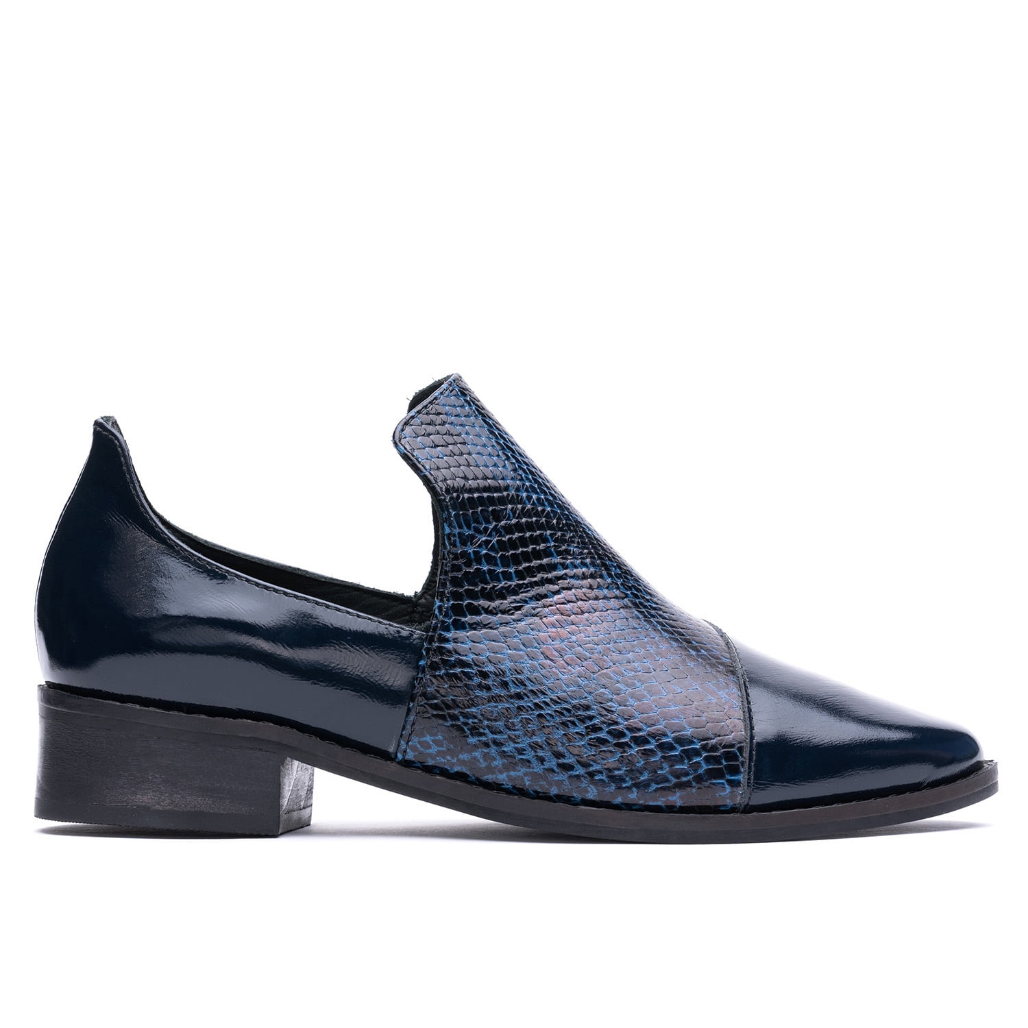 Zapato Cuero Lanco Azul 38 | Lider