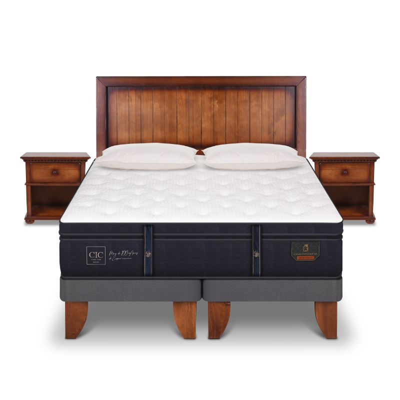 Cama Europea Grand Premium King Monterrey Alm. Ganso | Lider