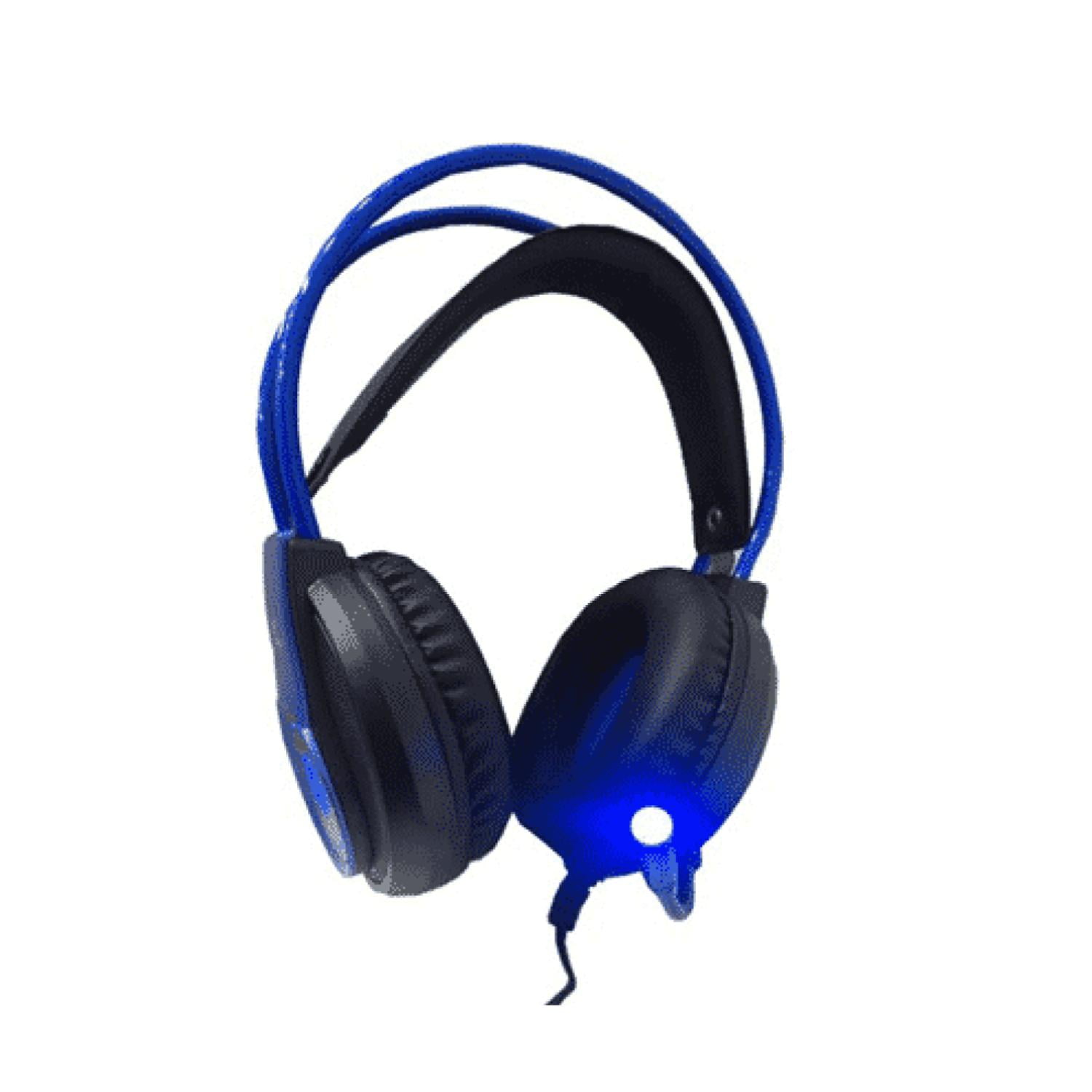 Audifonos Gamer Usb Jack 3.5 Negro Azul Blad 5 | Lider