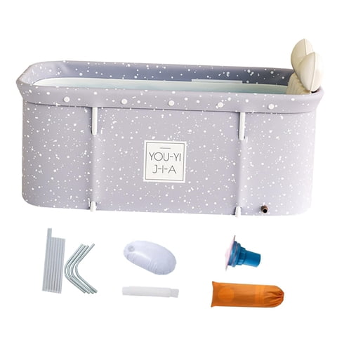 Fiocias - Bañera Plegable Para Baño, Cojín Cómodo Para Baño,