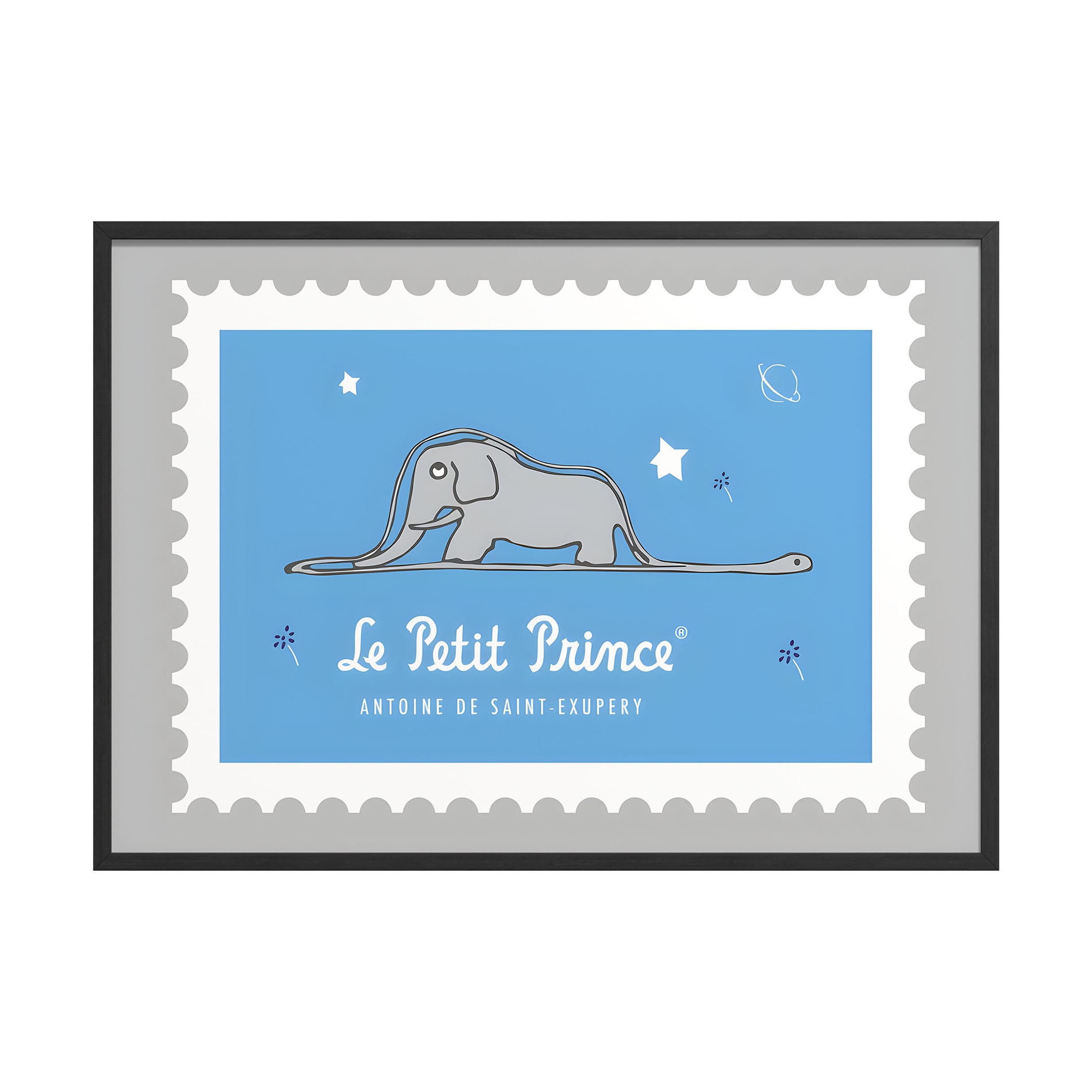 Cuadro Poster Enmarcado El Principito Elefante Decorativo | Lider