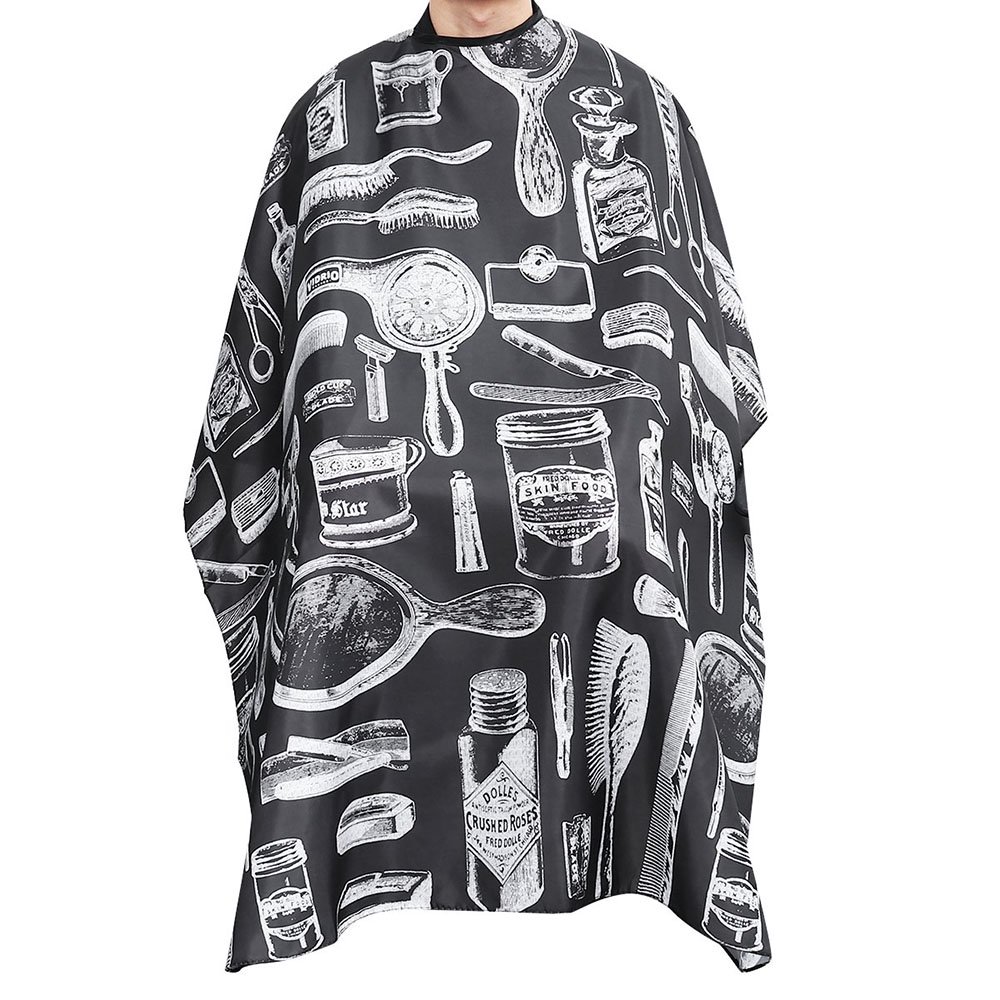 Capa de corte de pelo, capa de barbero, capa de salón profesional con ...