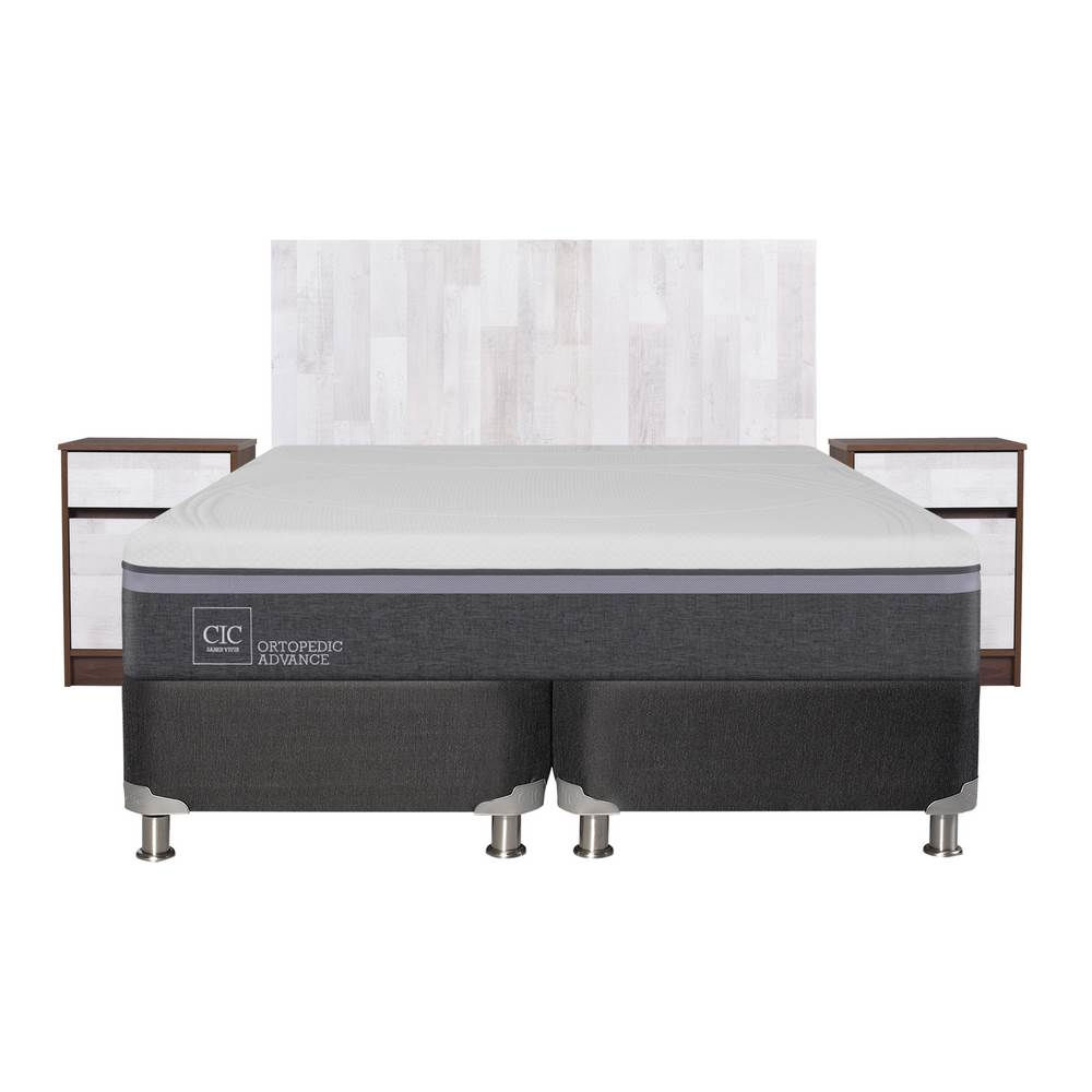 Cic - Box Spring Ortopedic Advance 2 Plaza Base Dividida