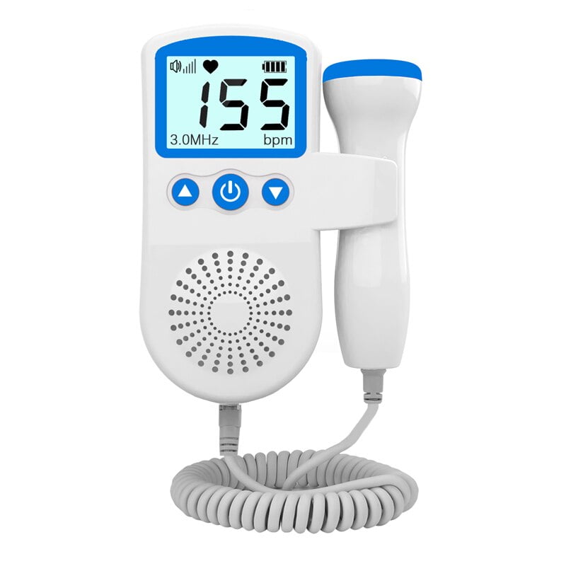 Monitor Fetal Doppler Ultrasonido Latidos Azul | Lider