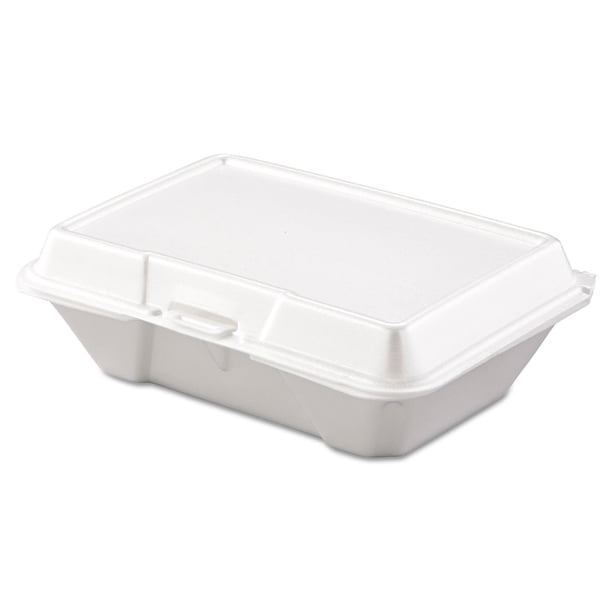 Recipiente de espuma Dart 205HT1 para alimentos, 1 compartimento, 650 ...