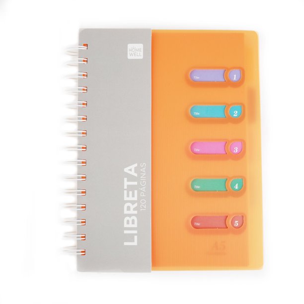 Libreta Notebook Naranja 11X14.5cm | Lider