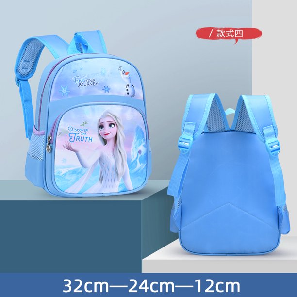 Disney cartoon backpack Frozen Elsa and Anna girls cute primary bag for ...