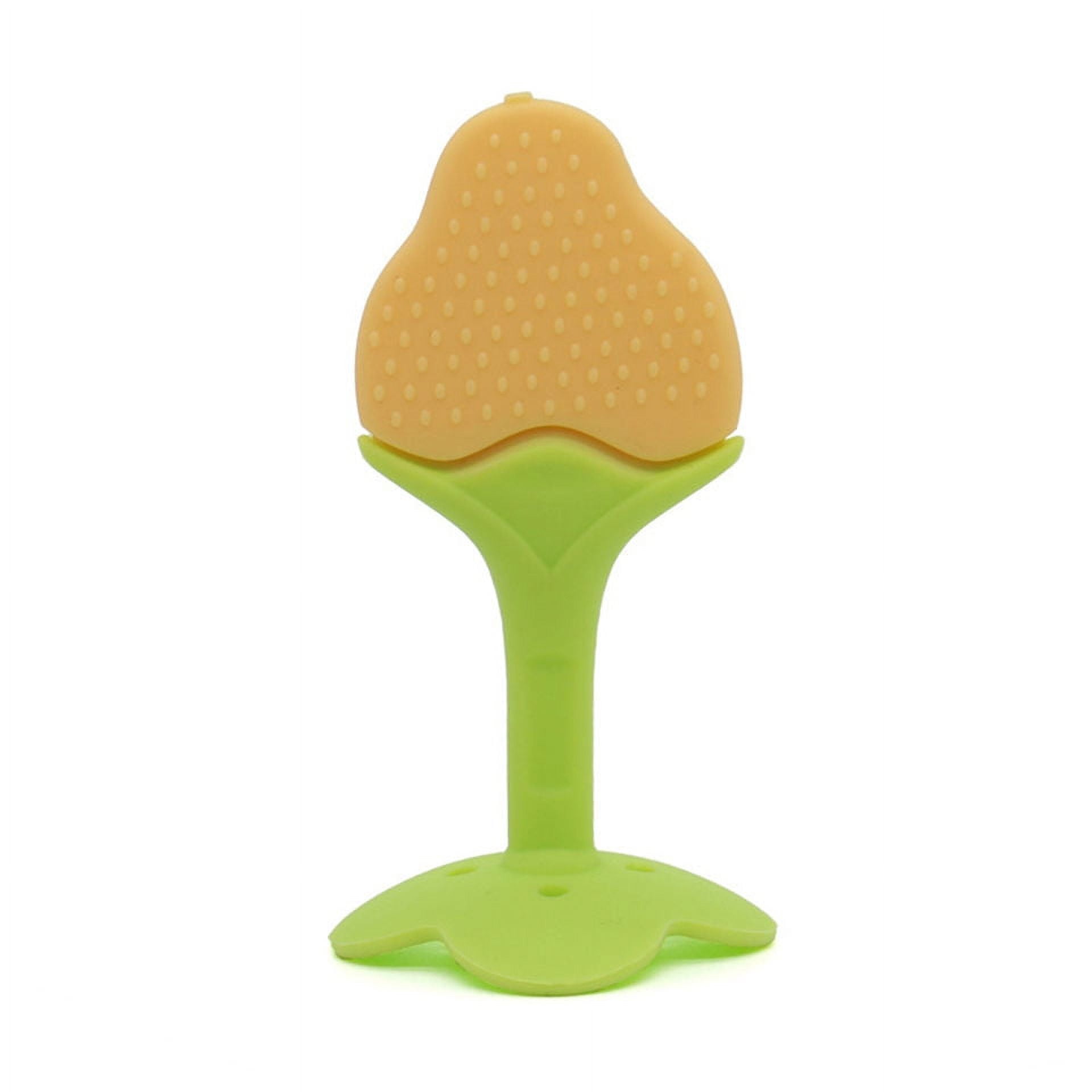 Newborn Freezer Safe Toddler Chew Toys Silicone Banana Toothbrushes ...