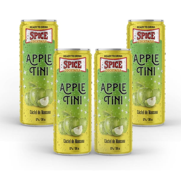 Pack Cóctel Appletini latas de 310 cc, 4 unidades | Lider