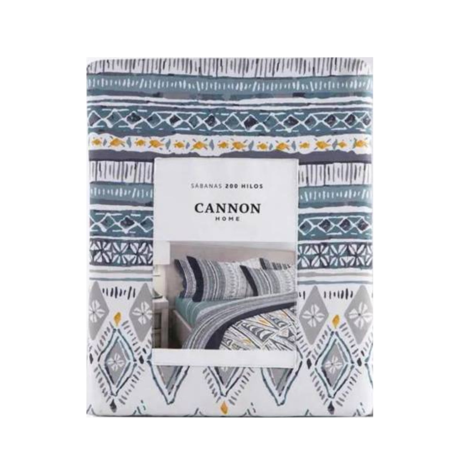 Juego Sábanas 2 Plazas Osiris Cannon 200 Hilos | Lider