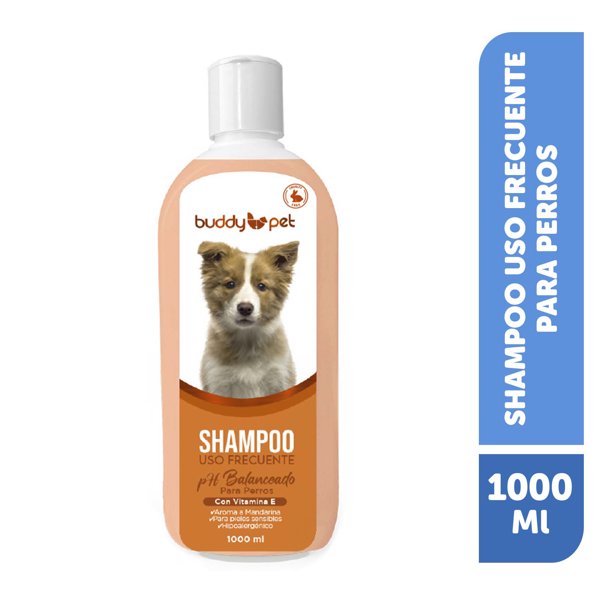 Shampoo para Perro Uso Frecuente PH Balanceado Botella Aroma Mandarina ...