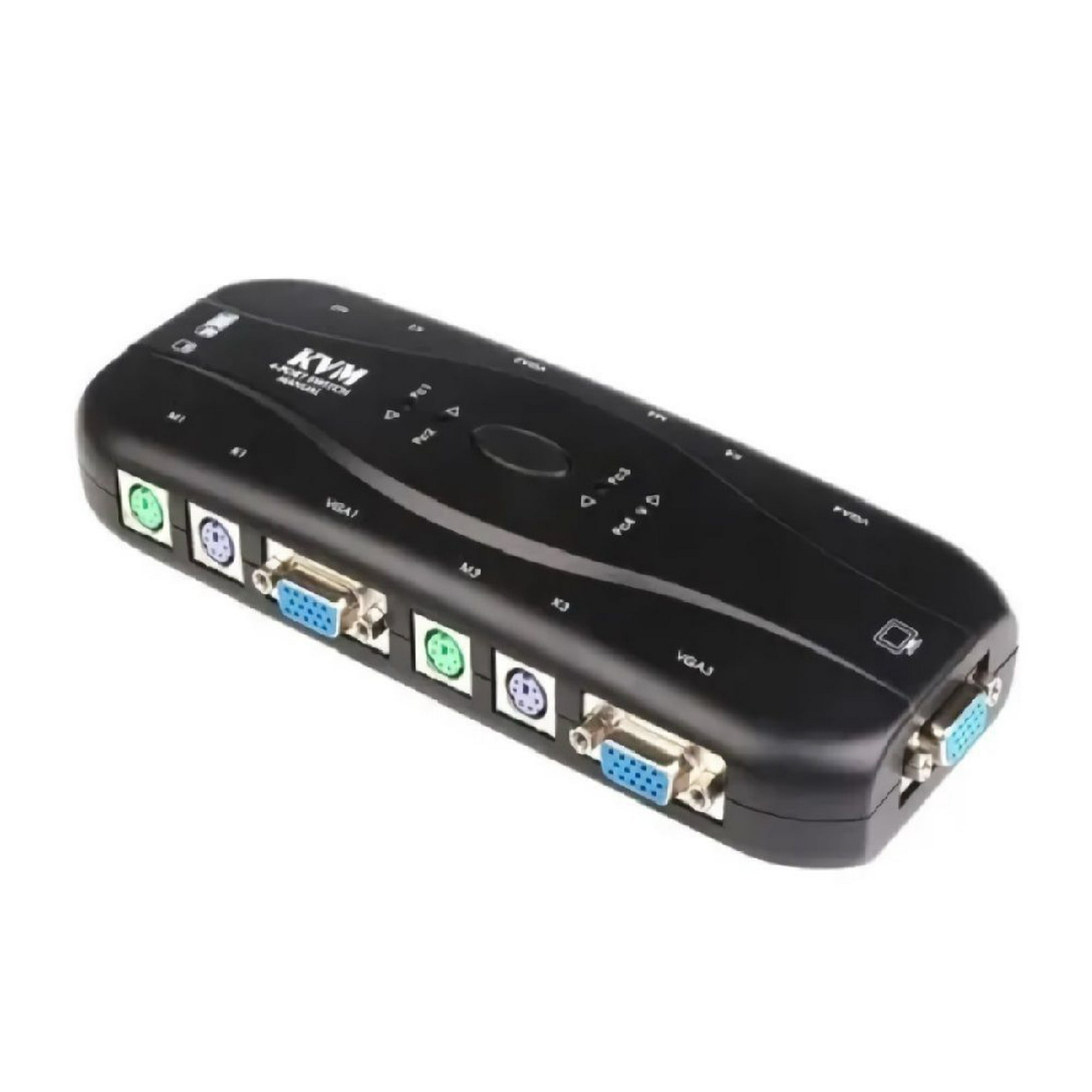 Switch Box 4-Puertos Kvm Vga Switcher Para Pc Moni | Lider