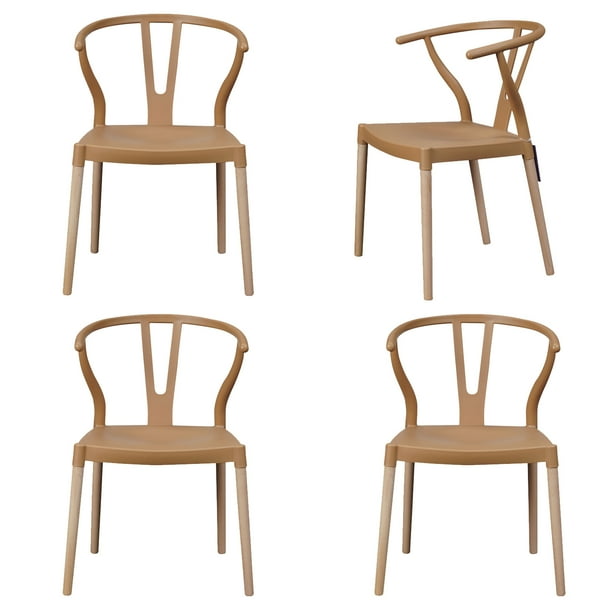 Pack 4 Sillas Wishbone Café | Lider