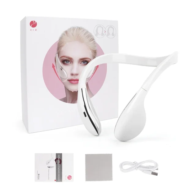 EMS Vibration Facial Lifting Massager Smart Electric V-Face Shaping Massager Microcurrent Face ...