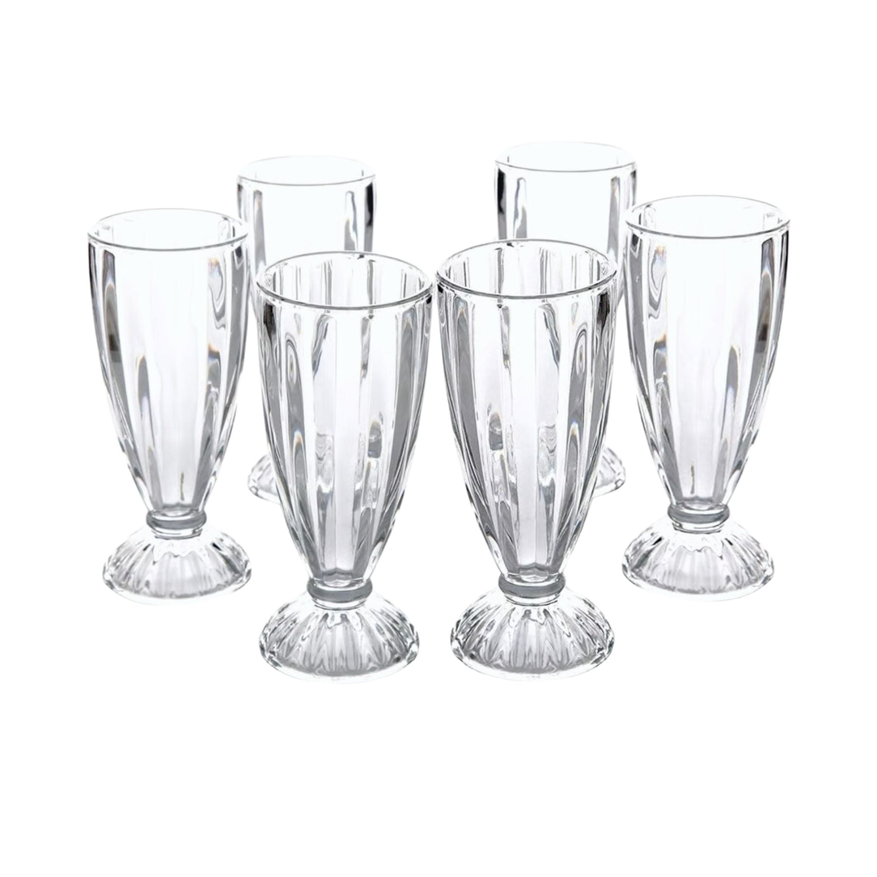 Set 6 Copas Helado Altus Postres Copas Milshake 450mL Allegra | Lider