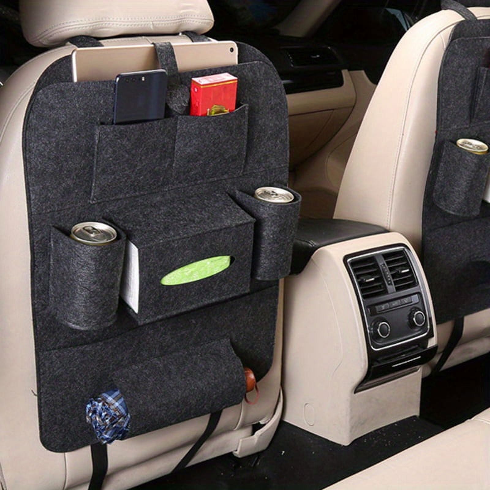 Upgrade Your Car with This All-in-One Rear Seat Organizer & Tablet ...