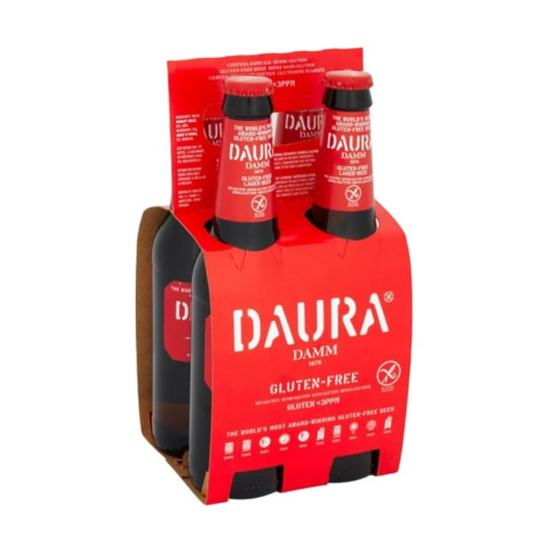 Pack X 4 Cerveza Daura Damm Sin Gluten 330Cc | Lider