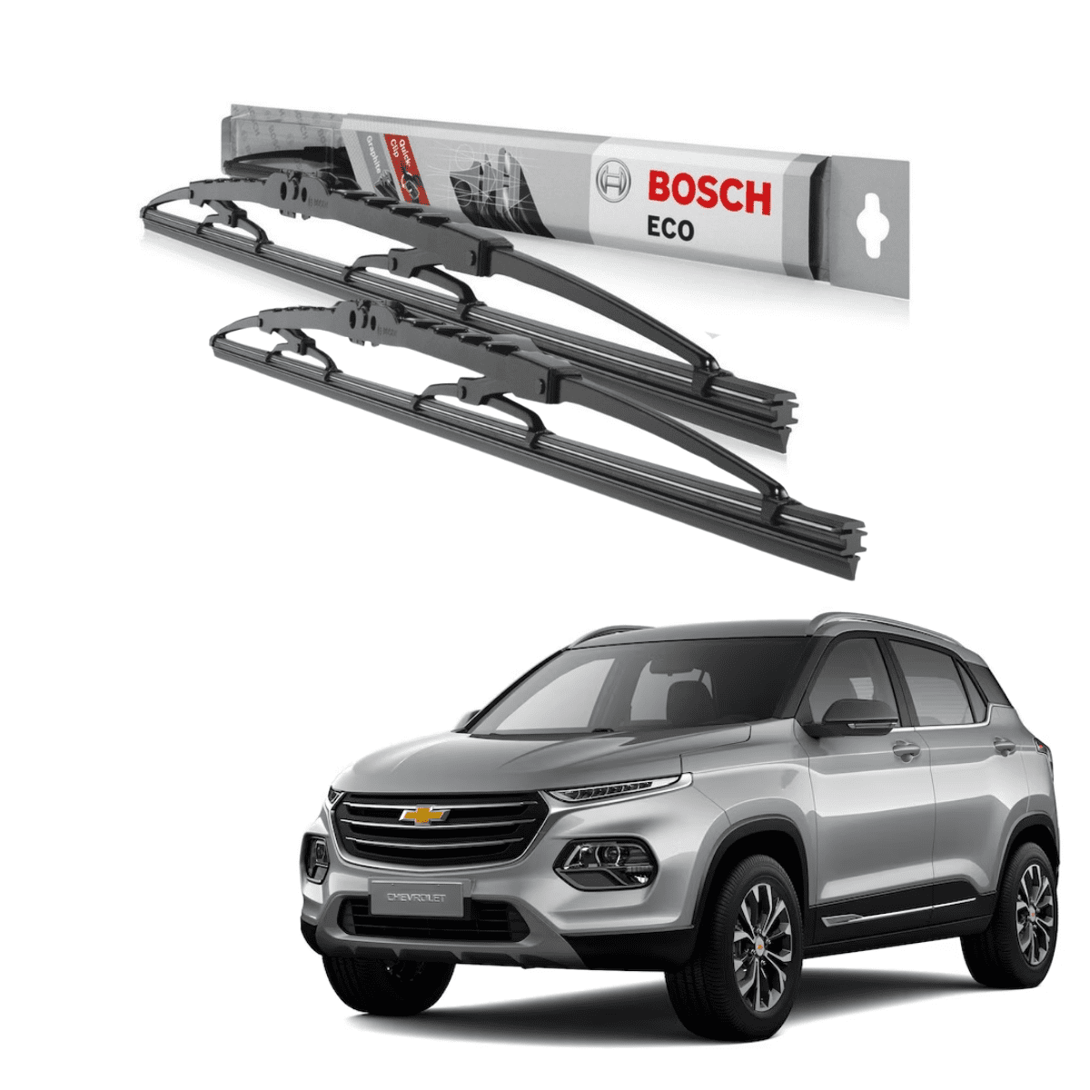 Plumillas Bosch Eco para Chevrolet Groove 2021-2024 | Lider