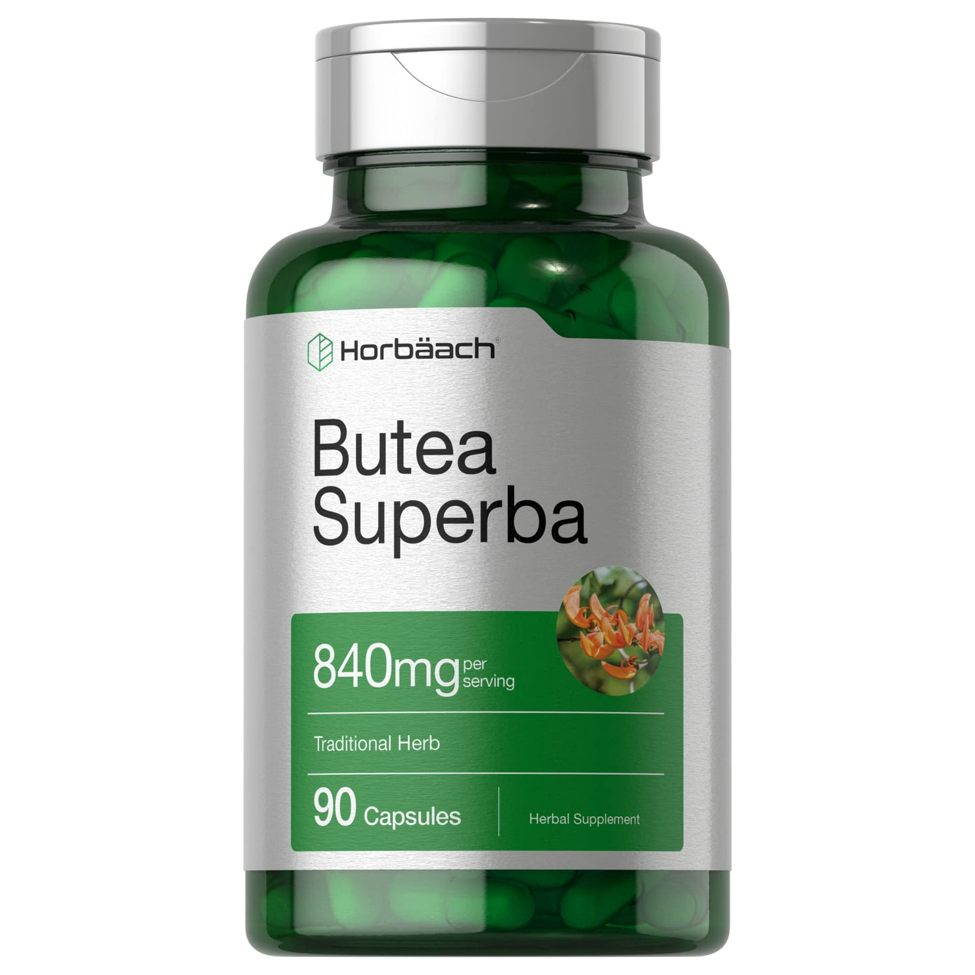 Suplemento Horbäach Butea Superba Root 840 mg 90 cápsulas | Lider