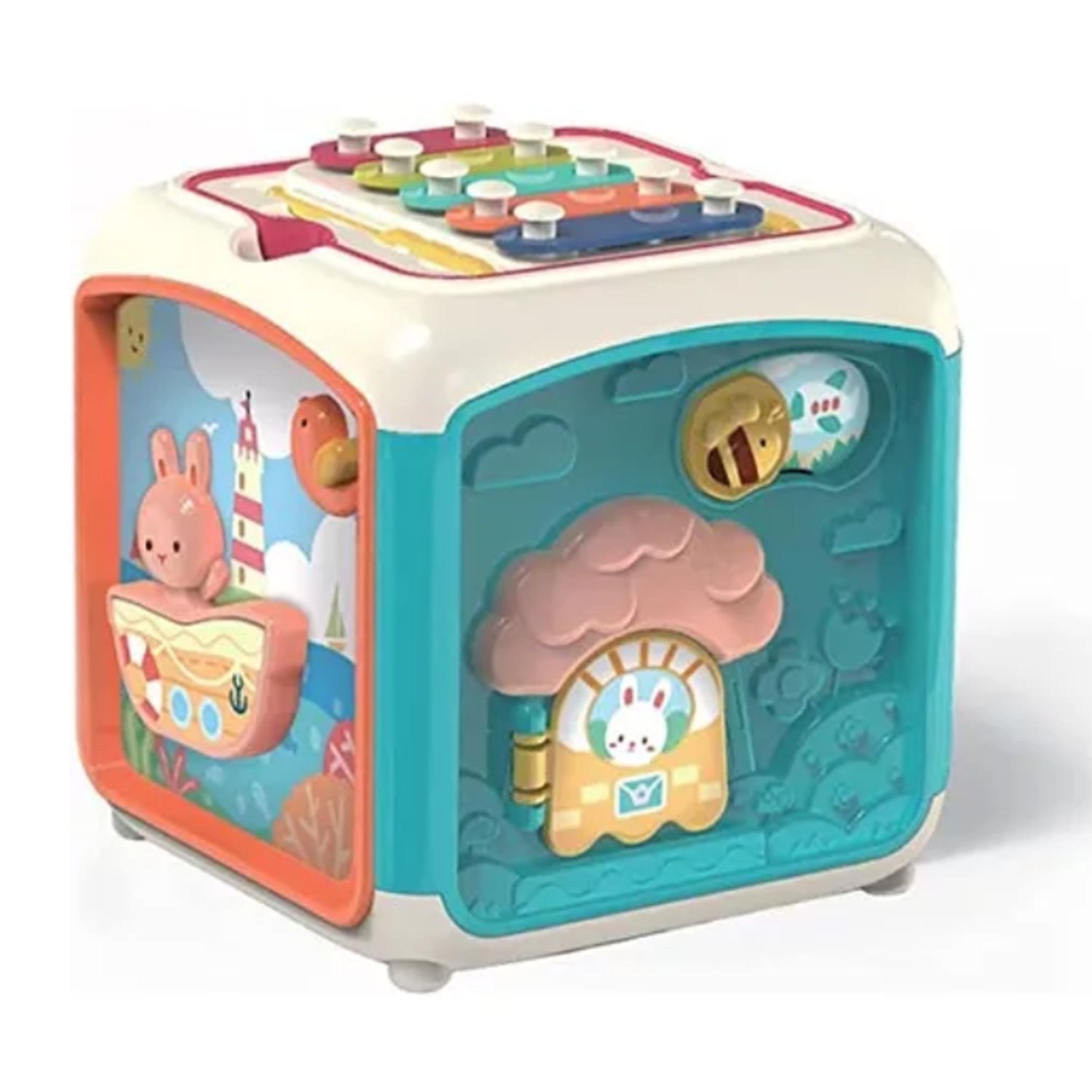 Juguete Decaedro Cubo Interactivo Montessori Aprendizaje | Lider