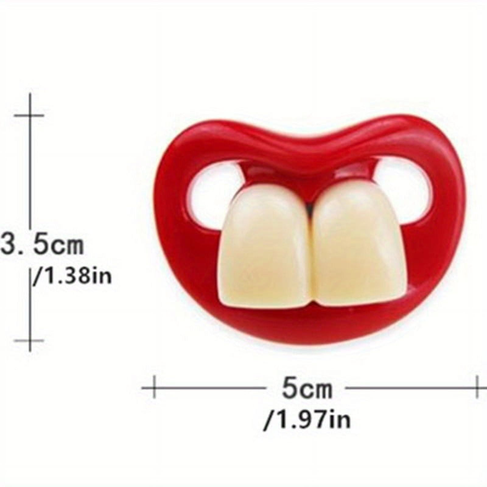 Soft Silicone Baby Pacifier, Funny Lips Orthodontic Cute Pacifier ...