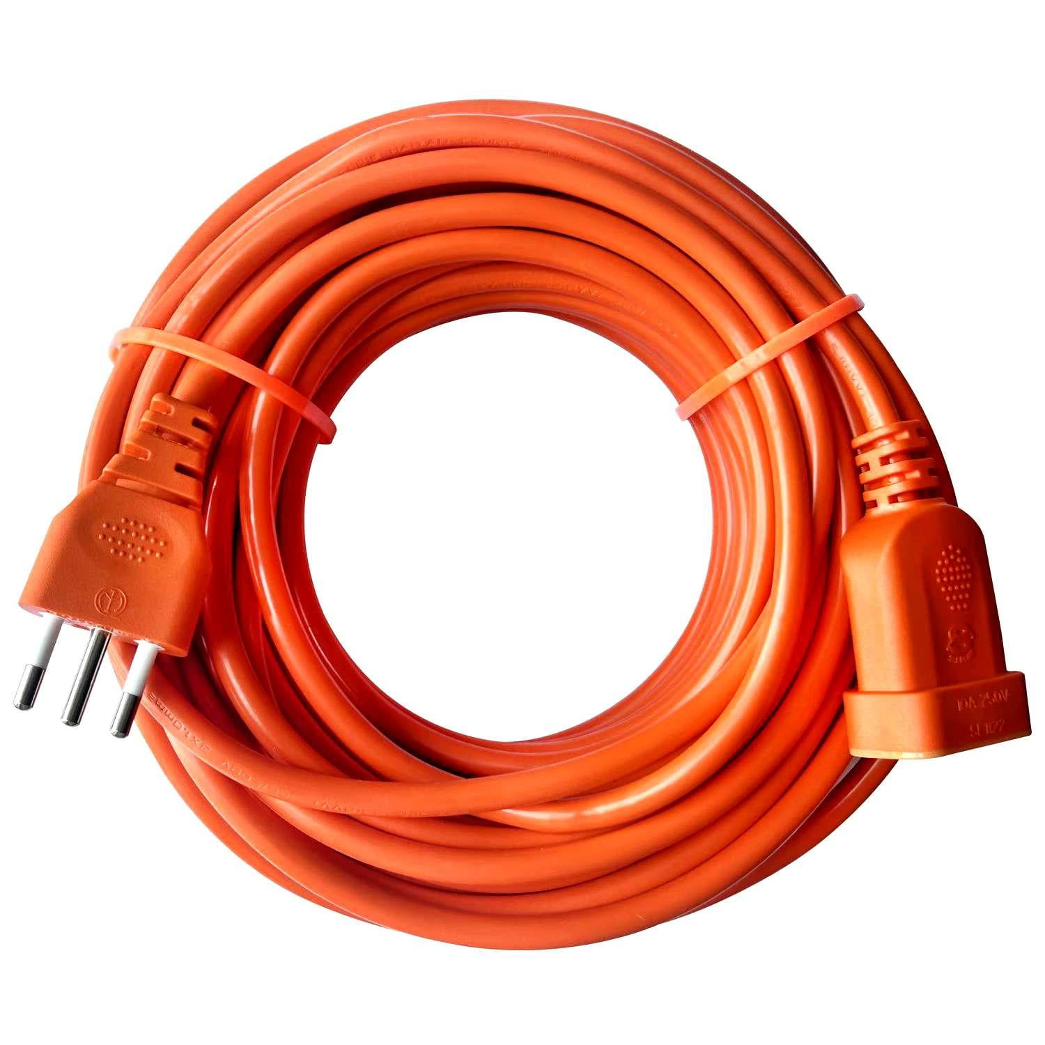 Cable Alargador Extension Electrica Corriente Zapatilla naranja | Lider