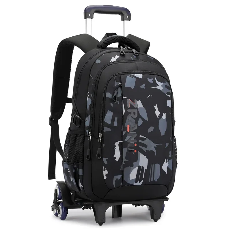 School Rolling backpack bag School Bags with wheels Student wheeled ...