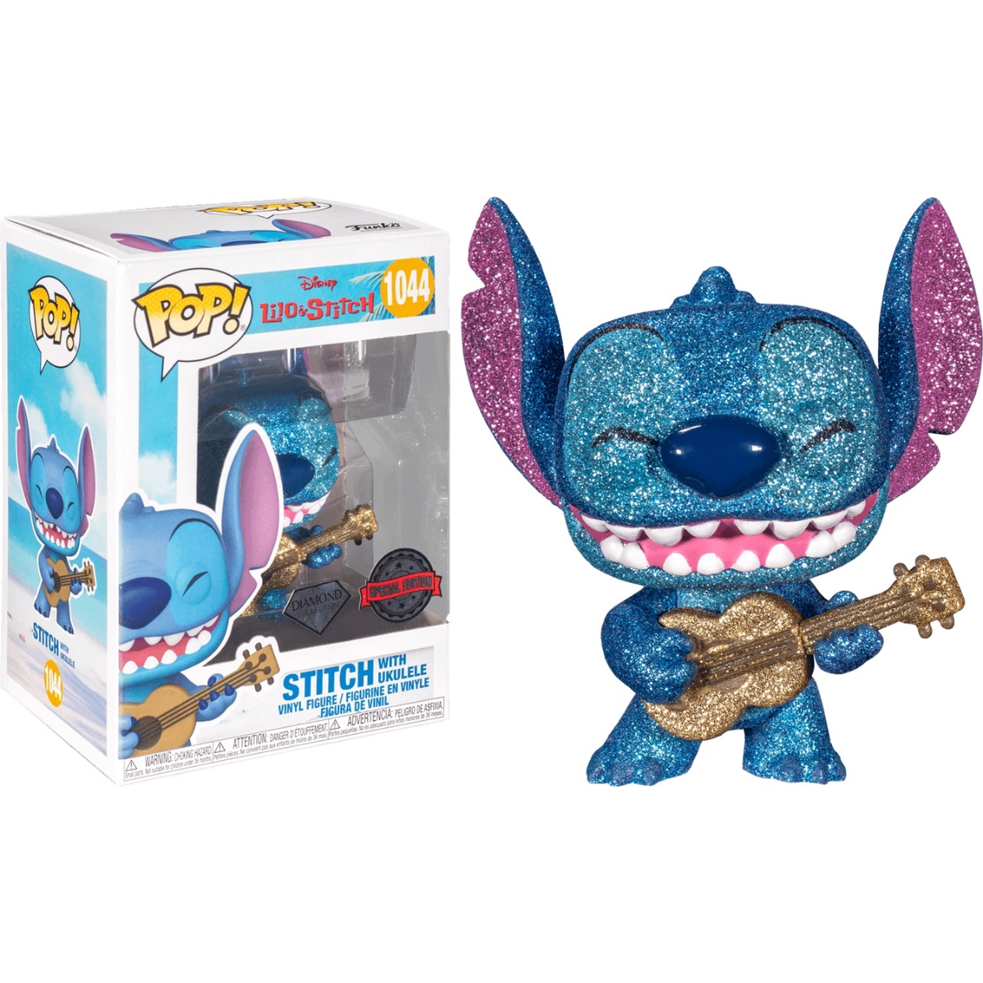 Funko Pop Disney Lilo Stitch Stitch Ukelele 1044 Diamond SP | Lider