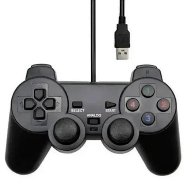 Gamepad Pc Usb 10 Botones Dm azul | Lider