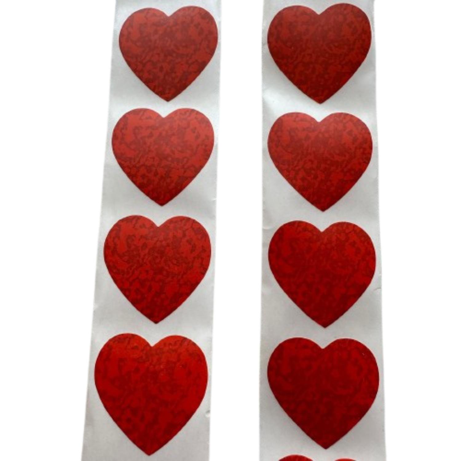 Stickers Corazon D 100un 2,5cm blanco | Lider
