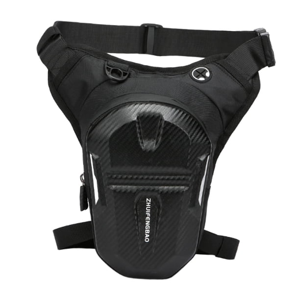 Bolsa De Muslo Para Motocicleta, Color Negro, Ideal Para Senderismo Y ...