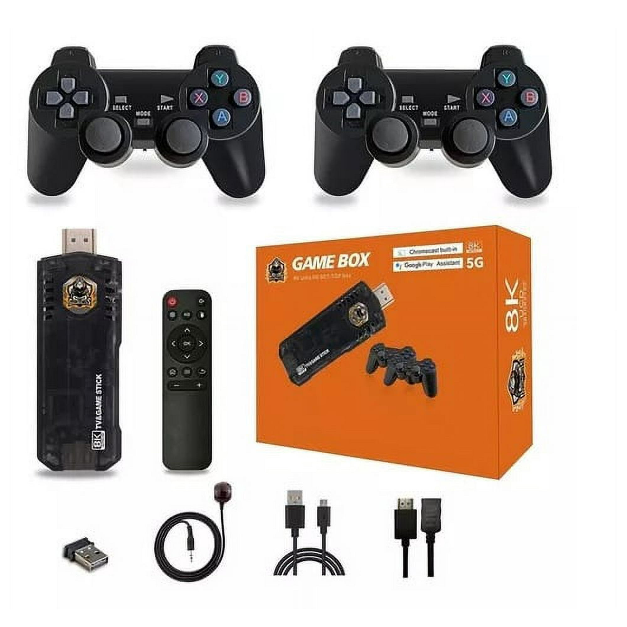 Mini Tv Box + 10.000 Juegos Retro 4K Hd + 2 Joysctick | Lider