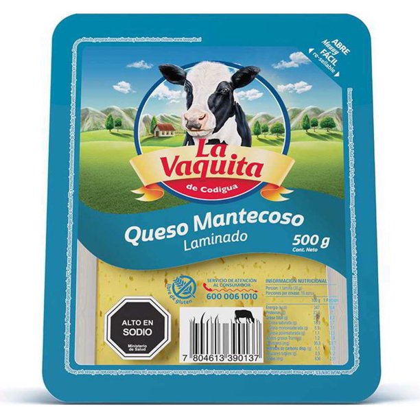 Queso Mantecoso Laminado, 500 g | Lider