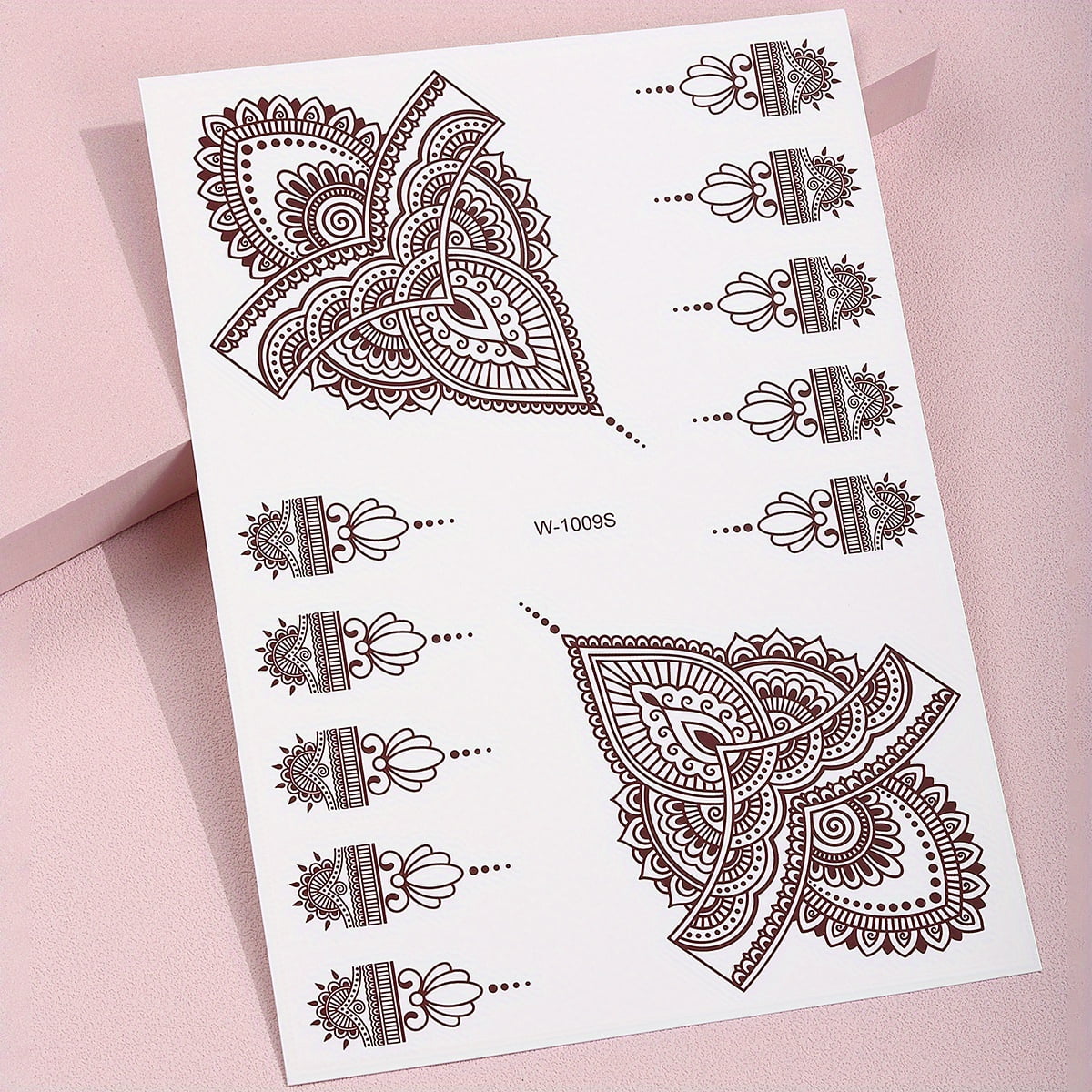 Vintage Vermilion Tattoo Stickers for Hands and Legs - Complicated ...