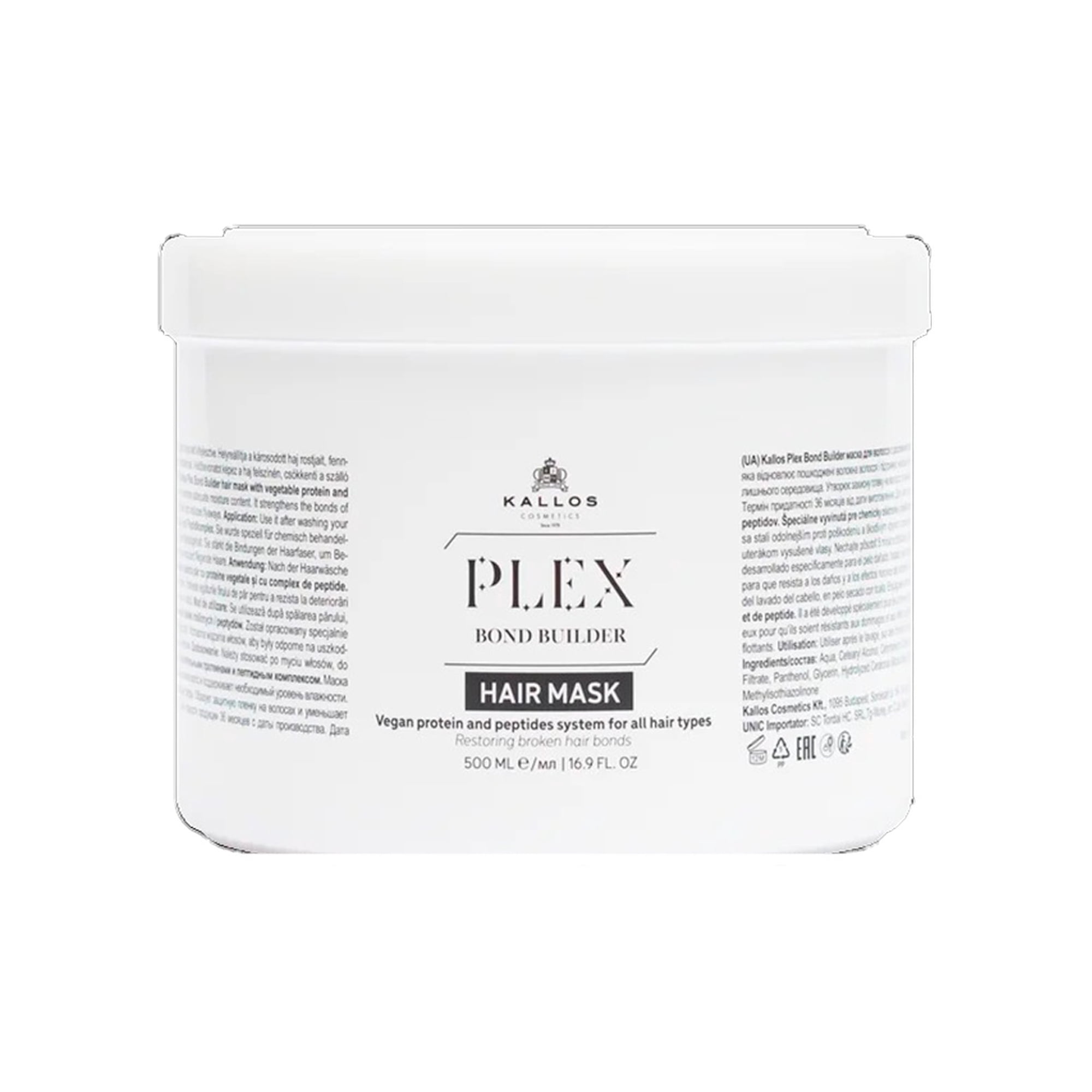 Kallos Máscara Capilar Plex Bond Builder 500ml | Lider