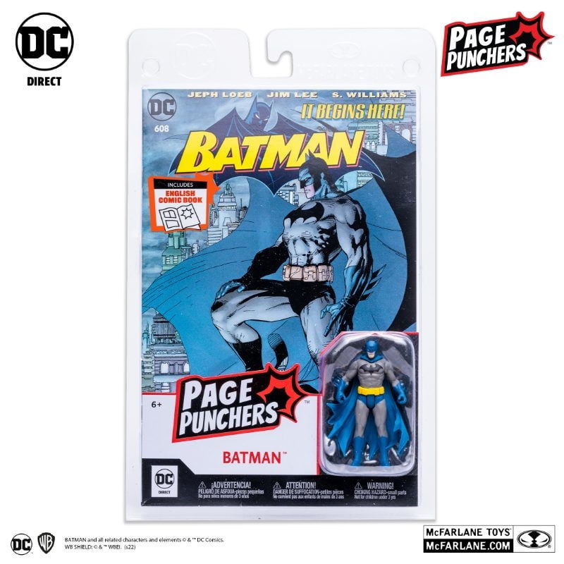 Dc Batman Figura 3' Y Cómic Batman | Lider