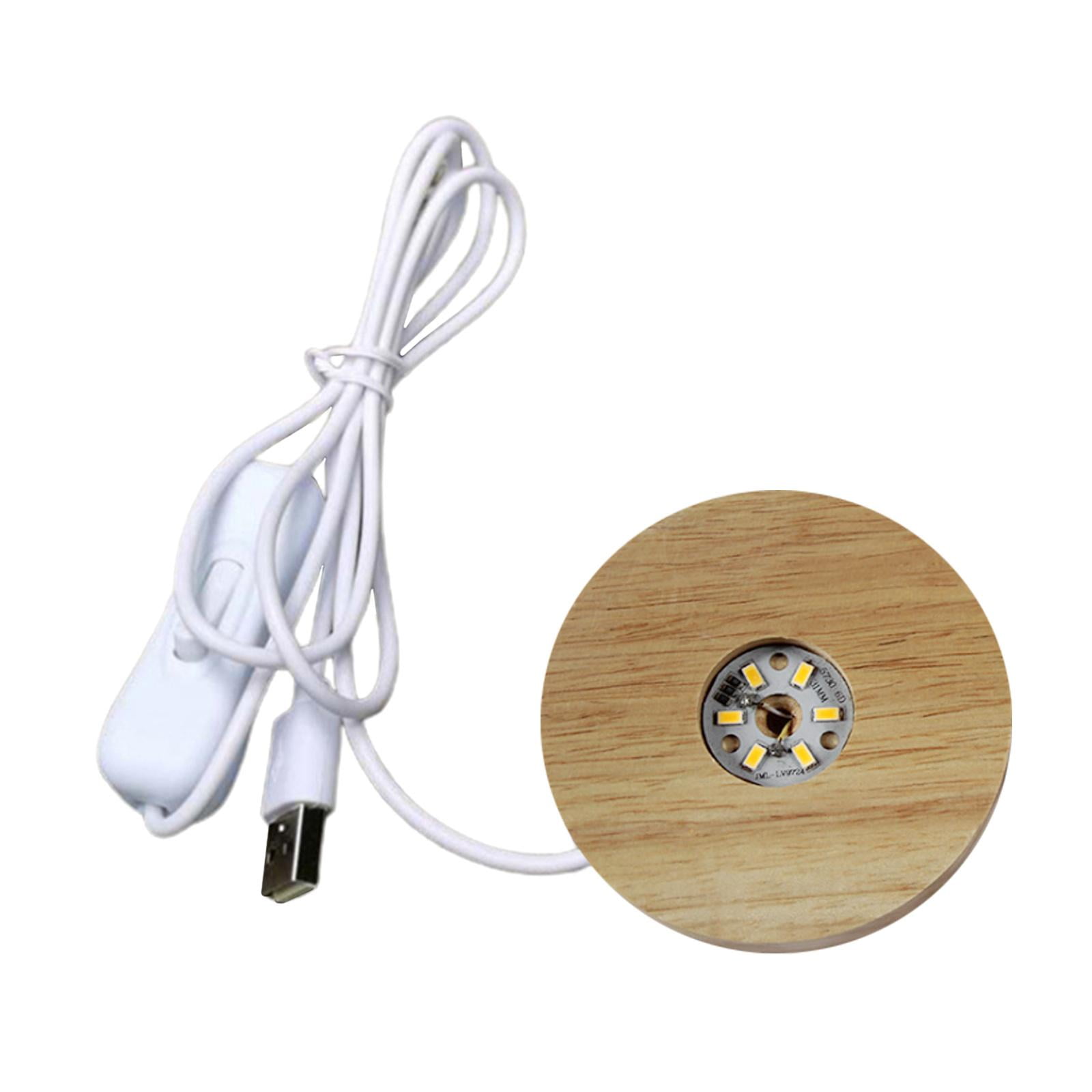 Base de Luz LED para Cristales, Soporte Acrílico para Exhibición, Luz ...