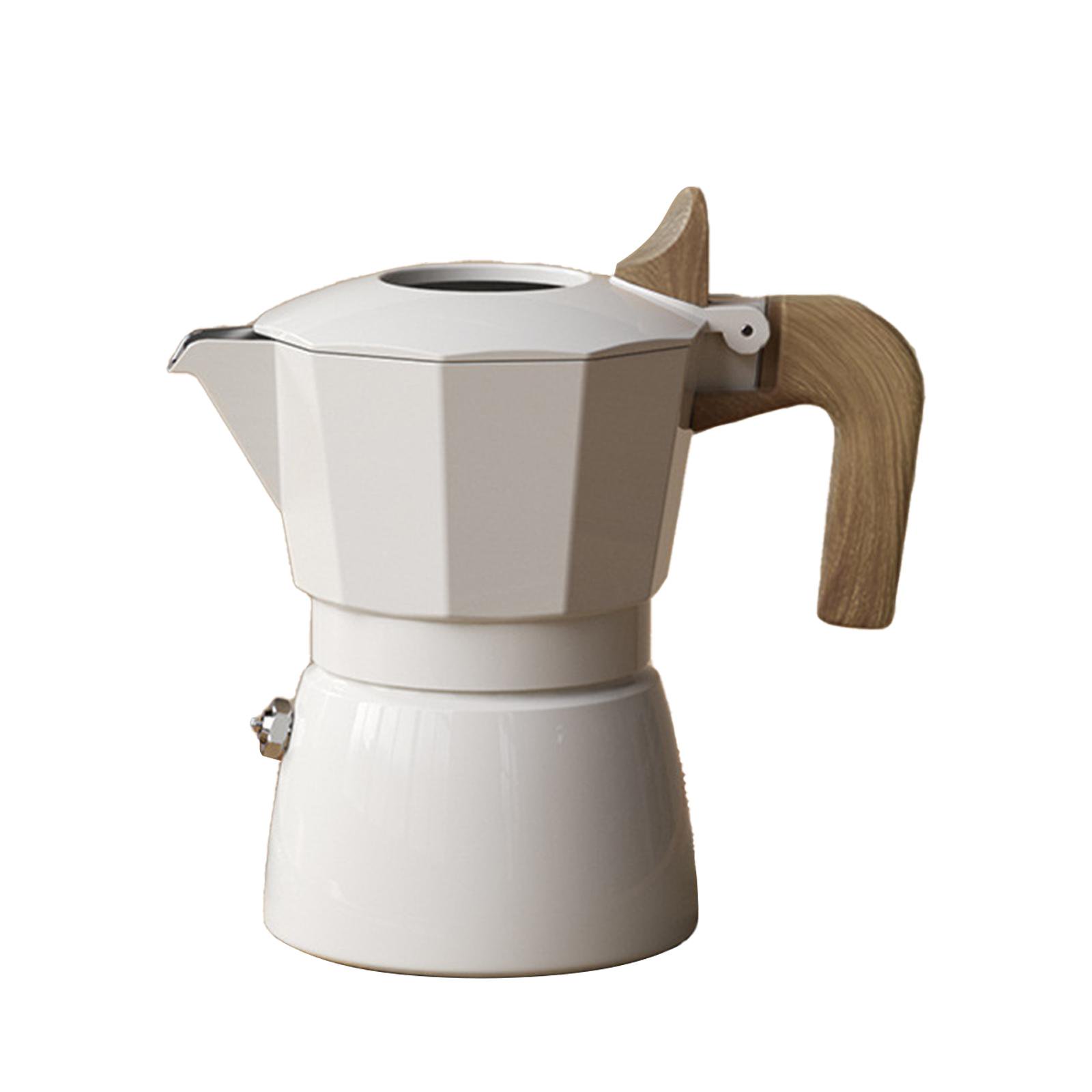 Moka Pots Aluminio Moda 100ml Uso En El Hogar Cafetera Estufa Espresso ...